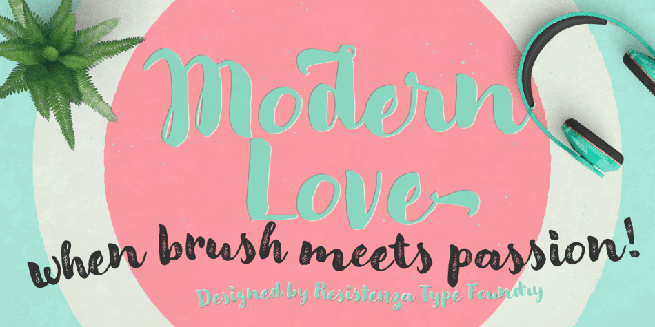Modern Love Font - UpFonts