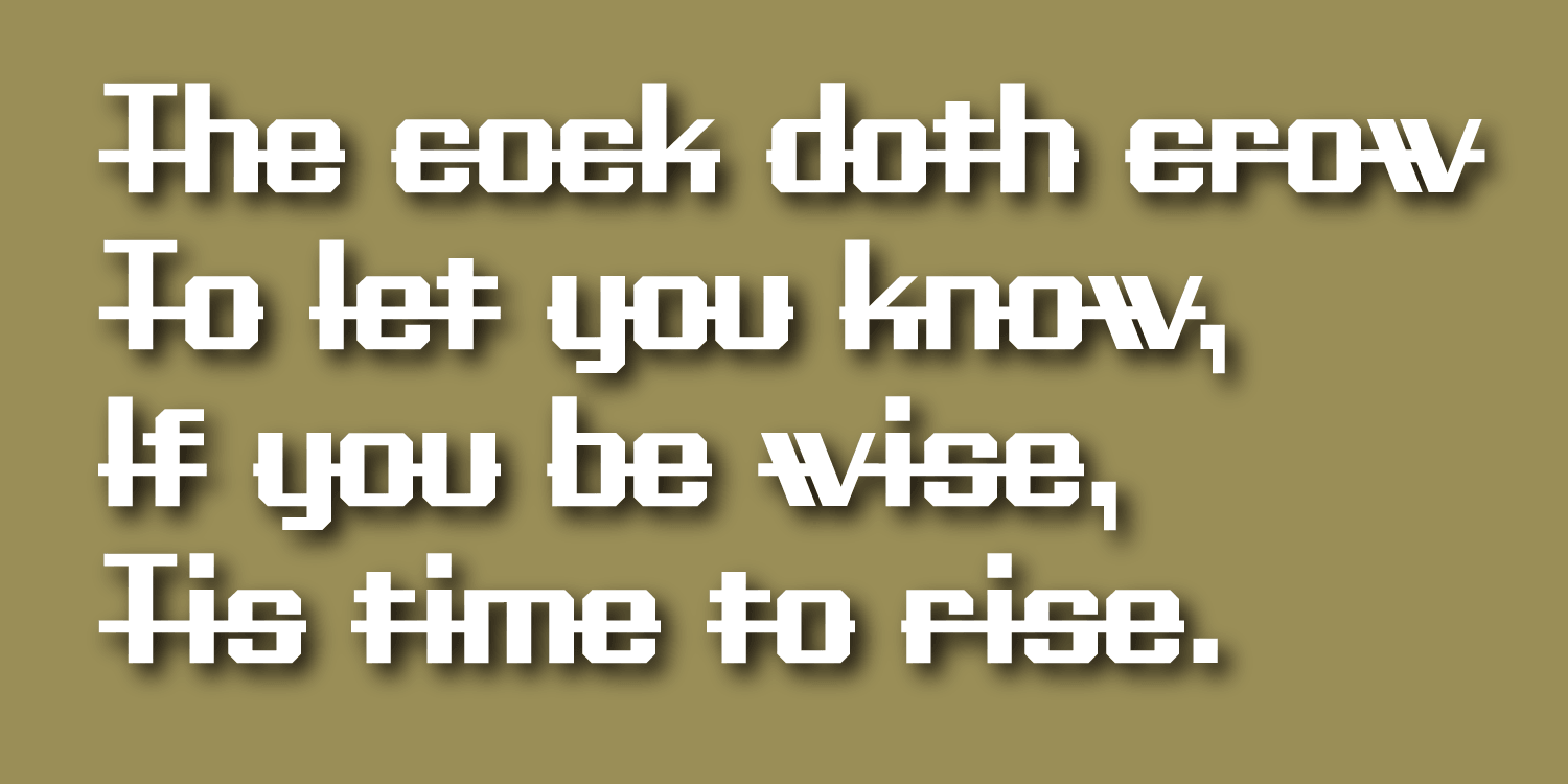 Precision Font - UpFonts