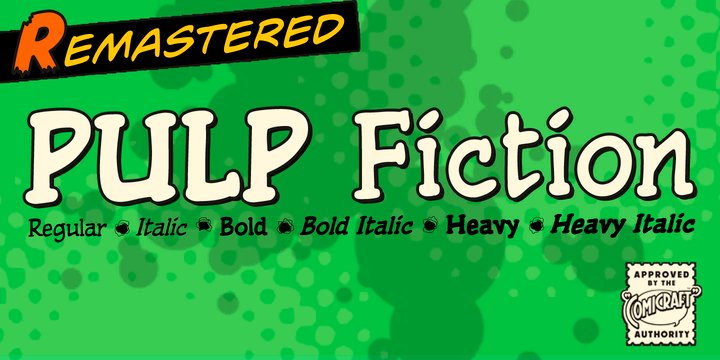 Pulp Fiction Font - UpFonts