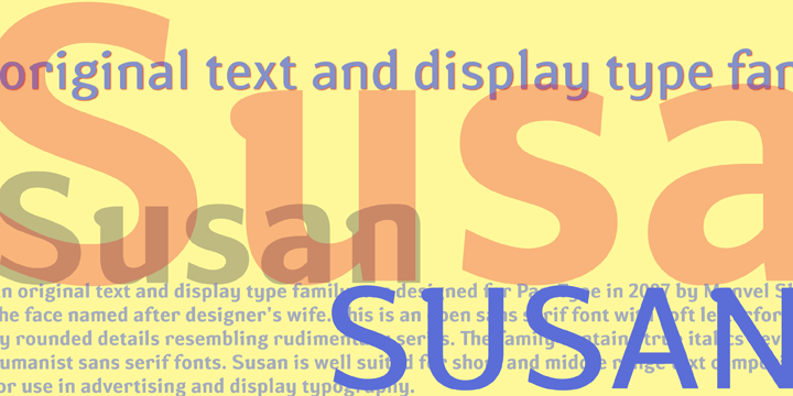 Susan Font - UpFonts