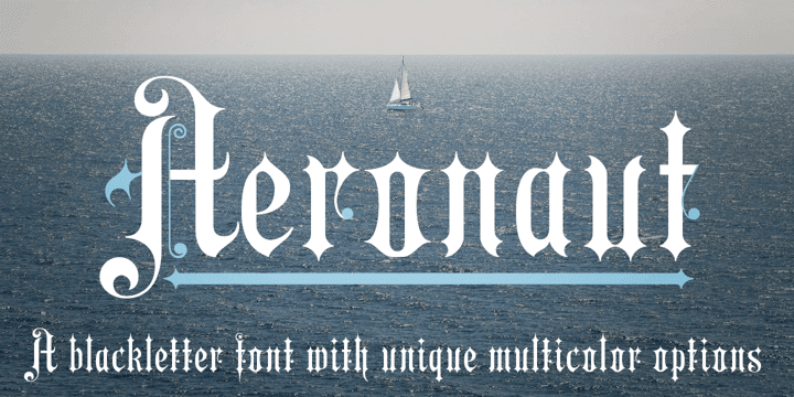 Aeronaut Font - UpFonts