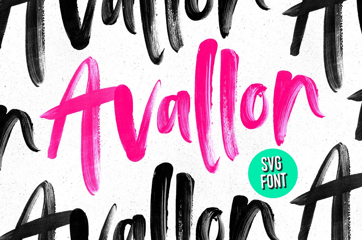 Avallon OpenType-SVG Font - UpFonts