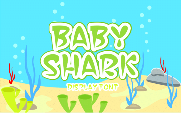 Baby Shark Font - UpFonts