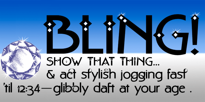 Bling Font - UpFonts