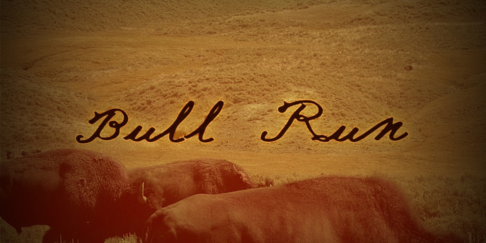 Bull Run Font - UpFonts