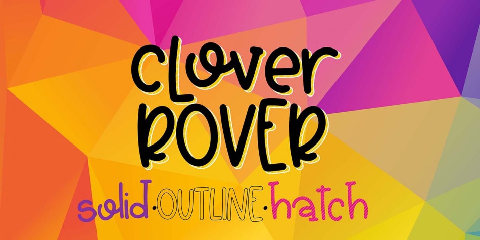 Clover Rover Font - UpFonts