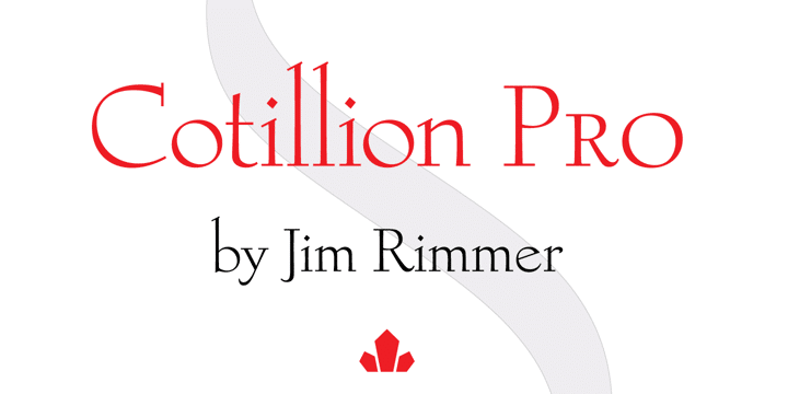 Cotillion Pro Font - UpFonts