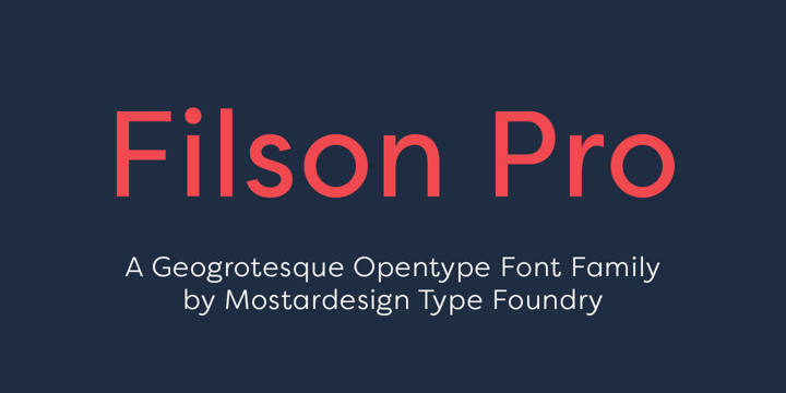 Filson Pro Font - UpFonts
