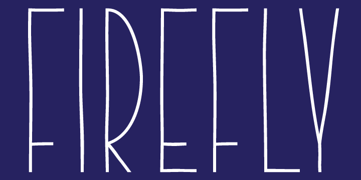 Firefly Font - UpFonts