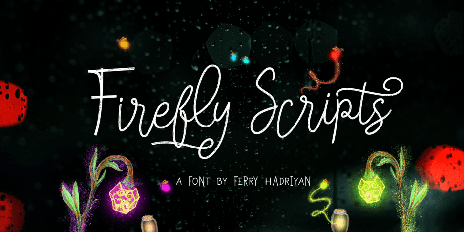 Firefly Script Font - UpFonts