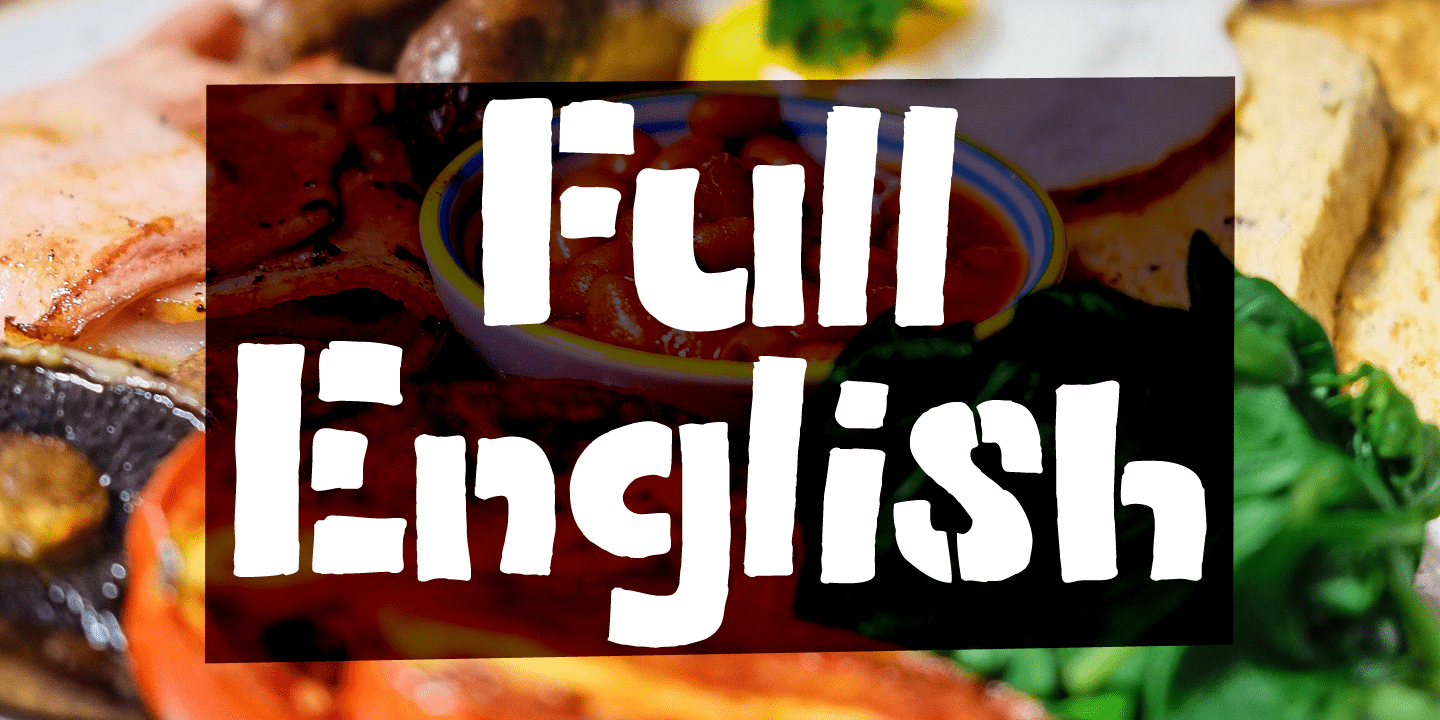Full English Font - UpFonts