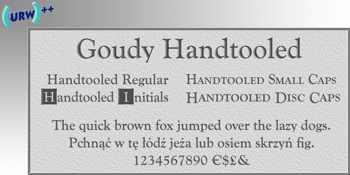 Goudy Handtooled Font - UpFonts