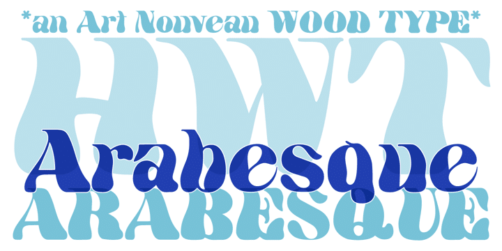 HWT Arabesque Font - UpFonts