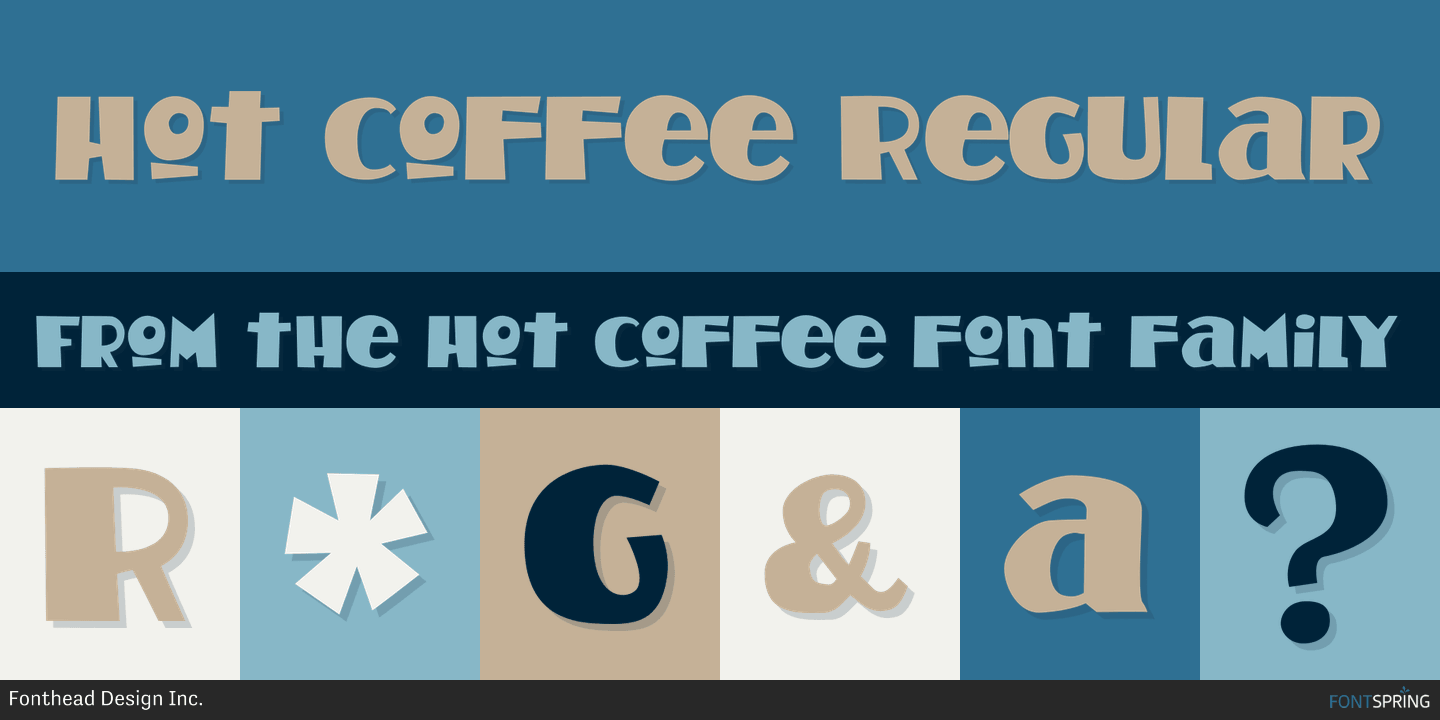 Hot Coffee Font - UpFonts