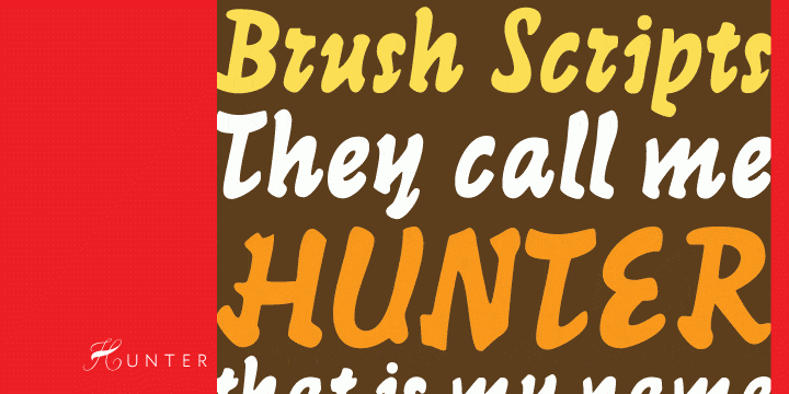 Hunter Font - UpFonts