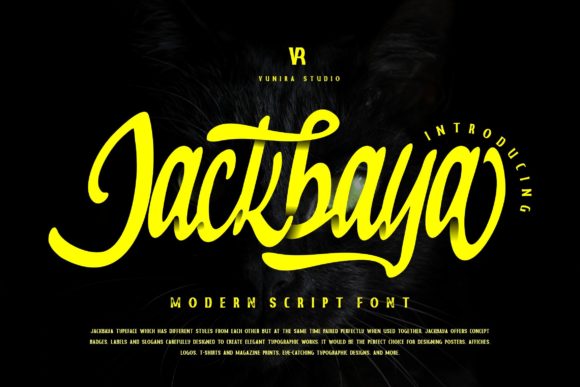 Jackbaya - Modern Script Font - UpFonts