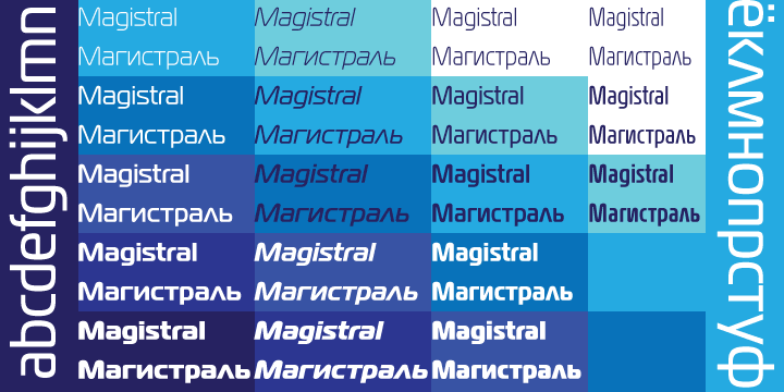 Magistral Font - UpFonts
