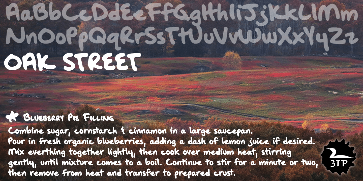 Oak Street Font - UpFonts