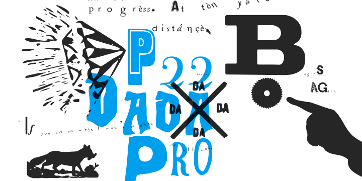 P22 Dada Font - UpFonts