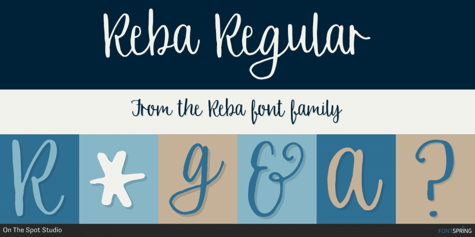 Reba Font - UpFonts