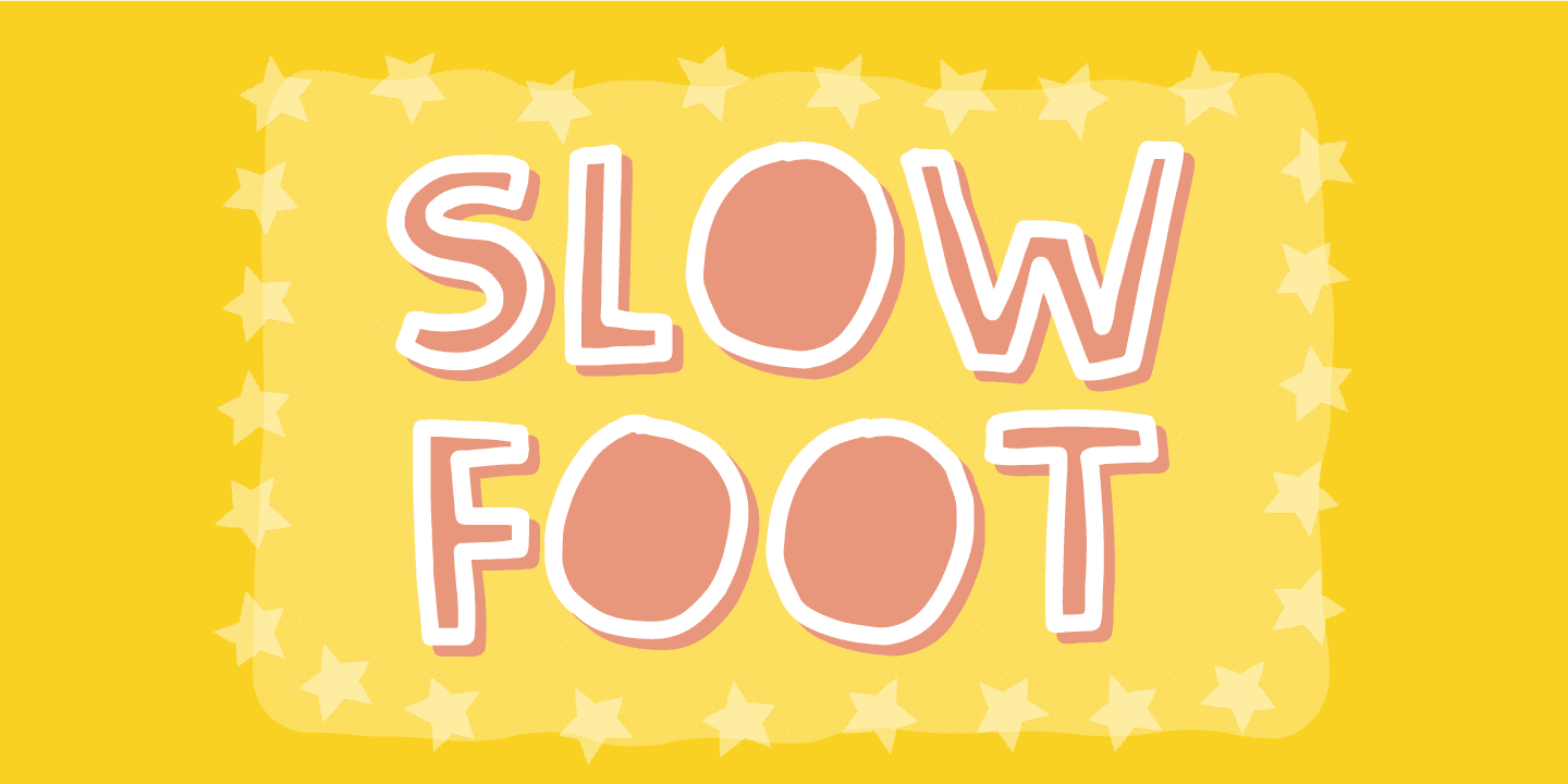 Slow Foot Font - UpFonts
