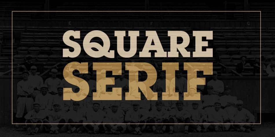 Square Serif Font - UpFonts