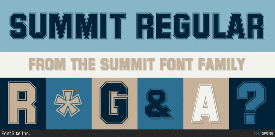 Summit Font - UpFonts