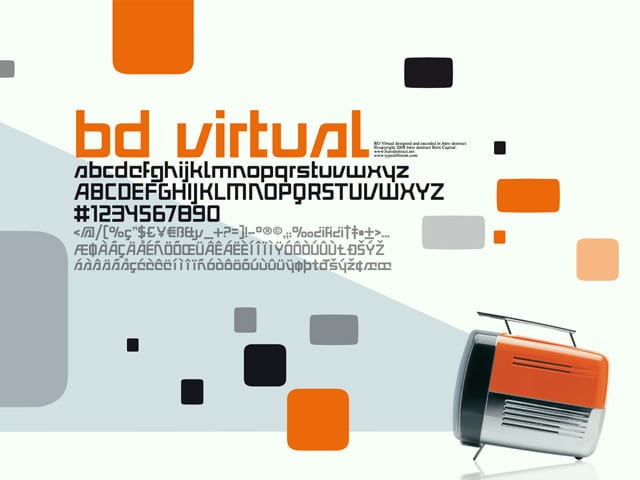BD Virtual Font - UpFonts