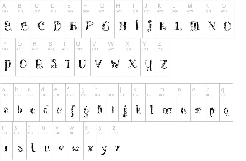 Patterns & Dots Font - UpFonts