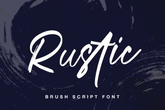 Rustic Brush Font - UpFonts