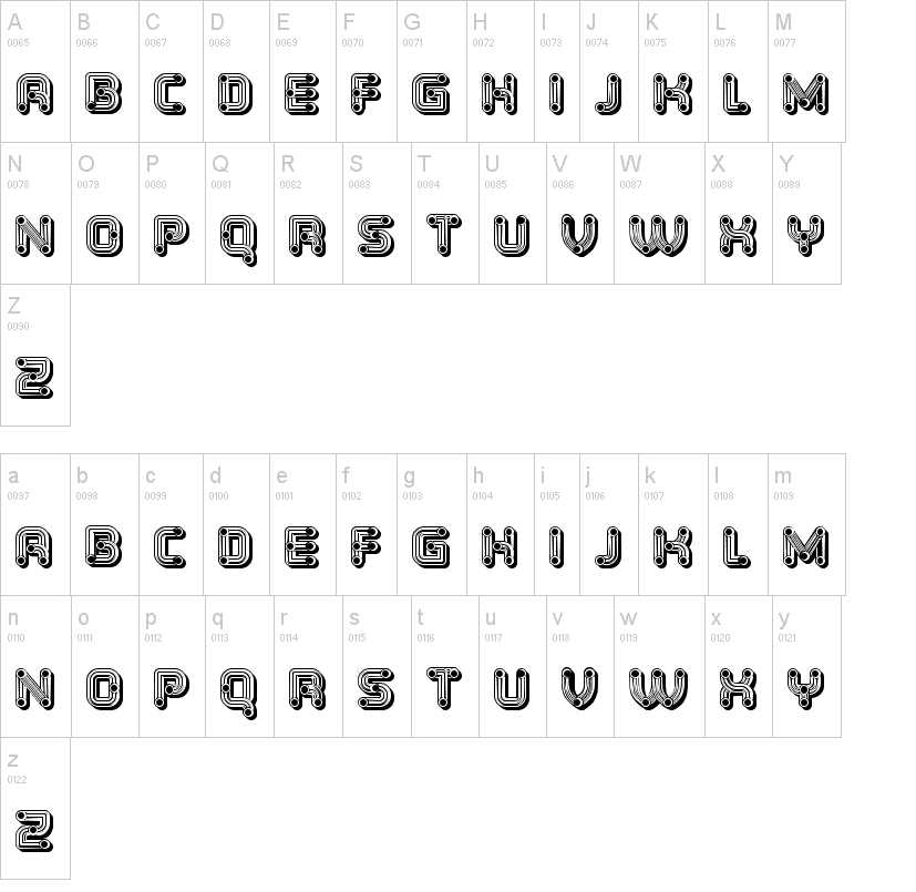 Tubes Font - UpFonts