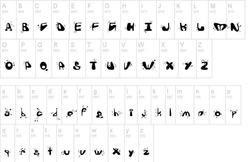 Alien Language Font - UpFonts