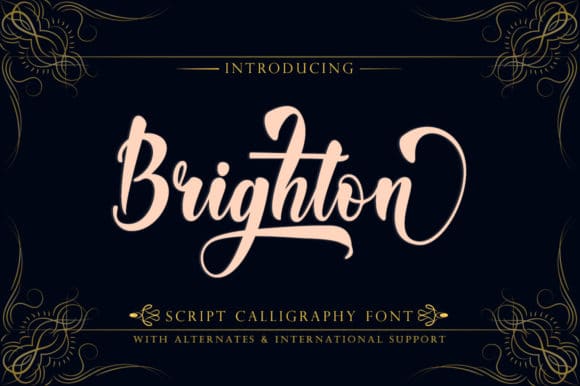 Brighton Font - UpFonts