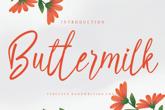 Buttermilk Script Font - UpFonts