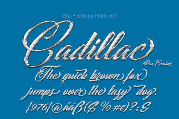 CADILLAC Calligraphy Font - UpFonts