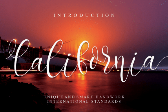 California Calligraphy Font - UpFonts
