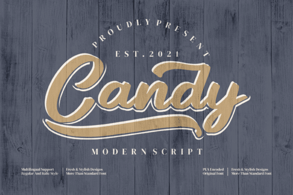 Candy Script Font - UpFonts
