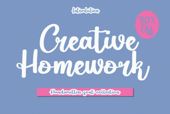 Creative Homework Font - UpFonts
