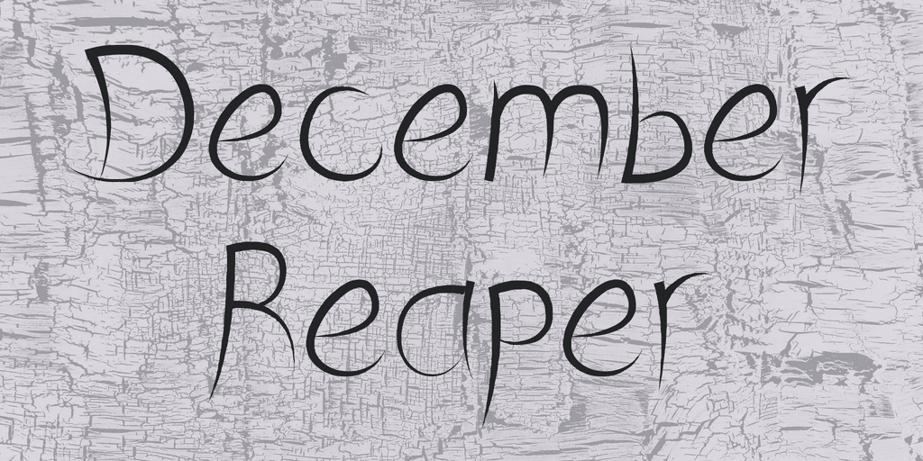December Reaper Font - UpFonts