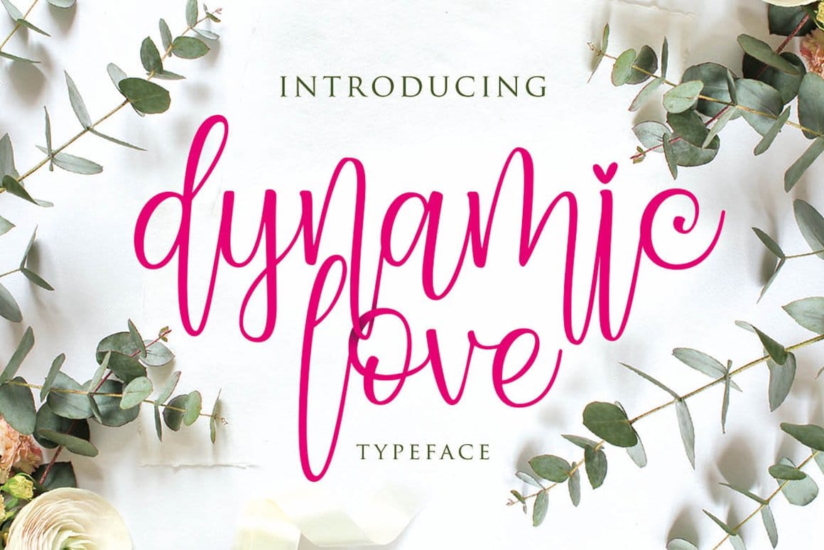 Dynamic Love Script Font - UpFonts