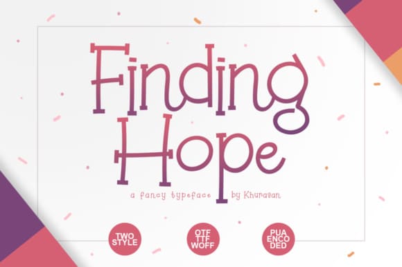 Finding Hope Font - UpFonts