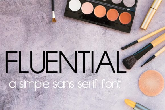 Fluential Font - UpFonts