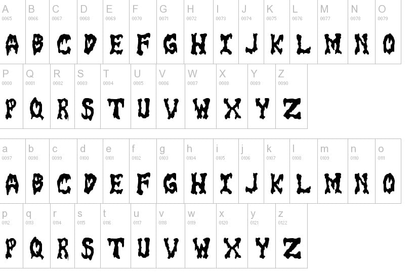 GoreFont Font - UpFonts