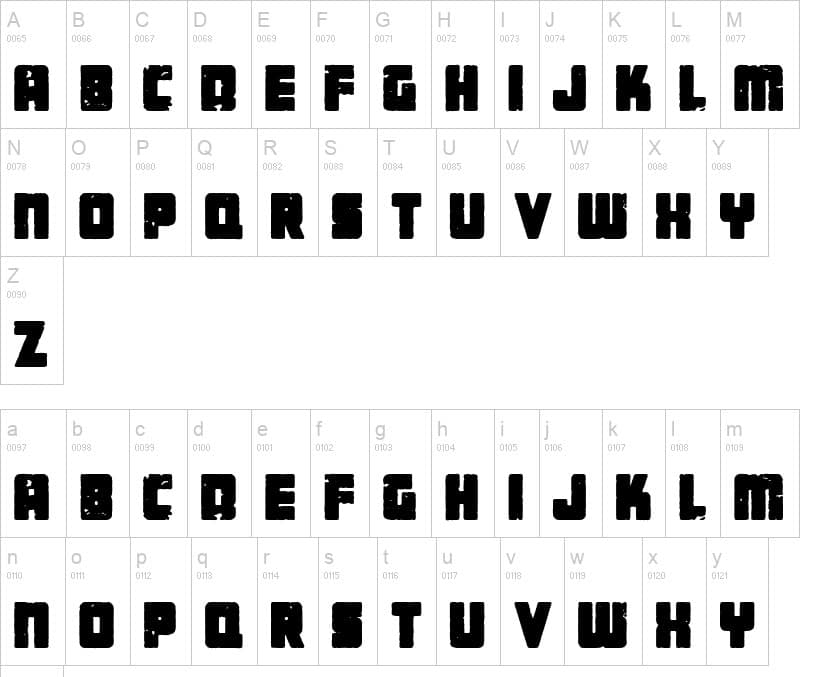 Heavy Steel Font - UpFonts