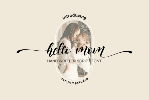 Hello Mom Font - UpFonts