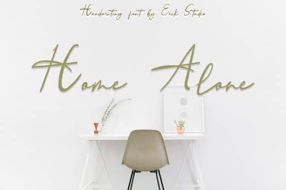 Home Alone Script Font - UpFonts