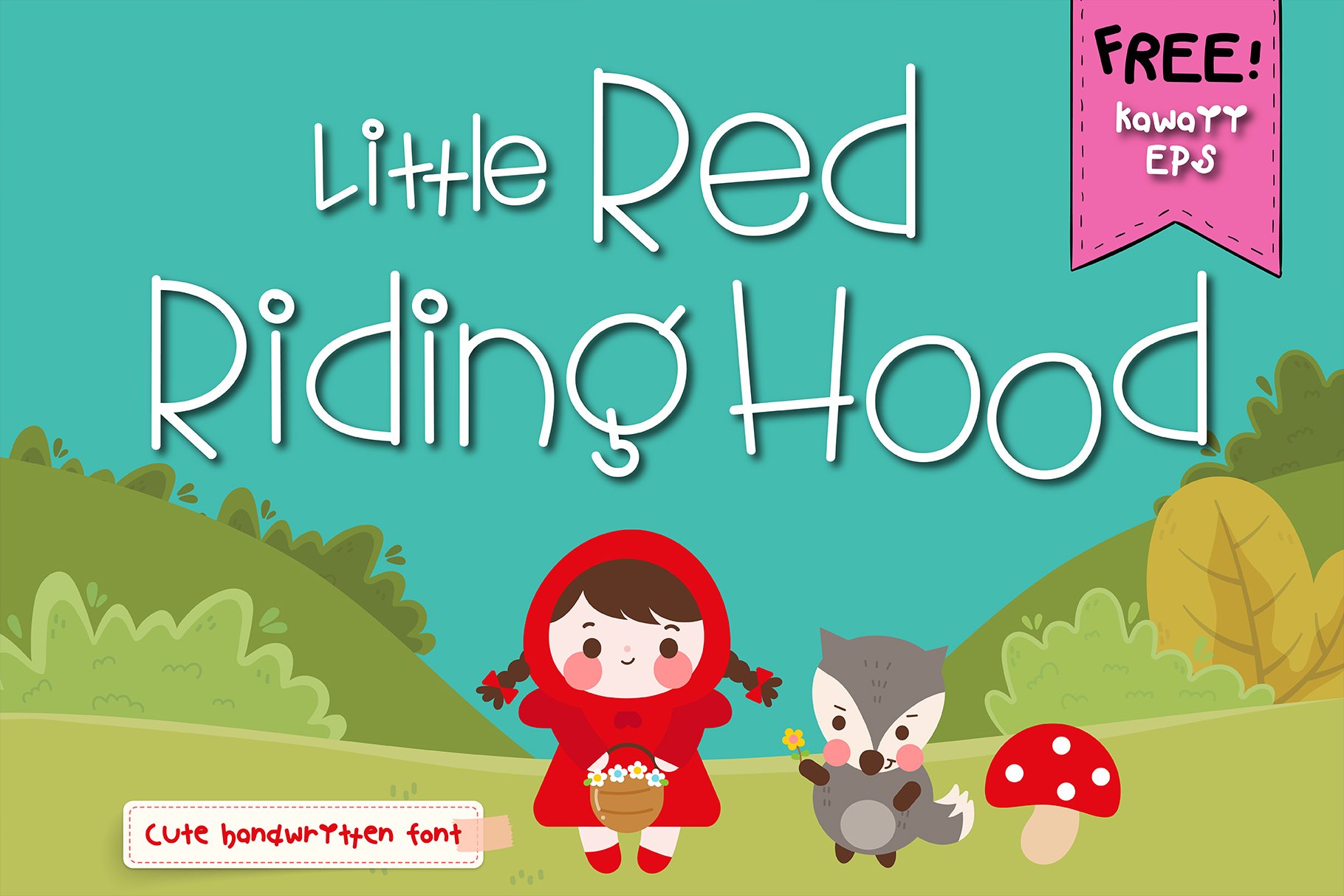 Little Red Riding Hood Font - UpFonts