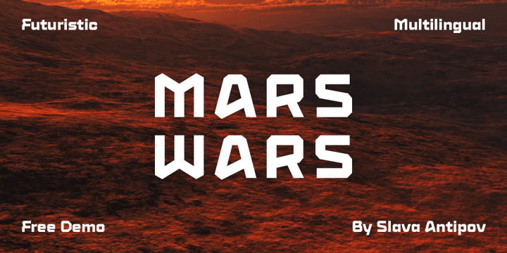 Mars Wars Font - UpFonts