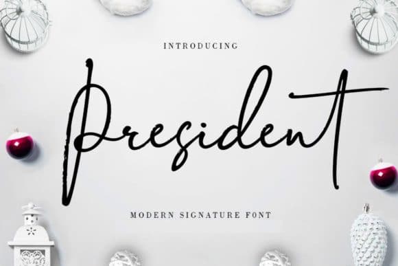 President Font - UpFonts