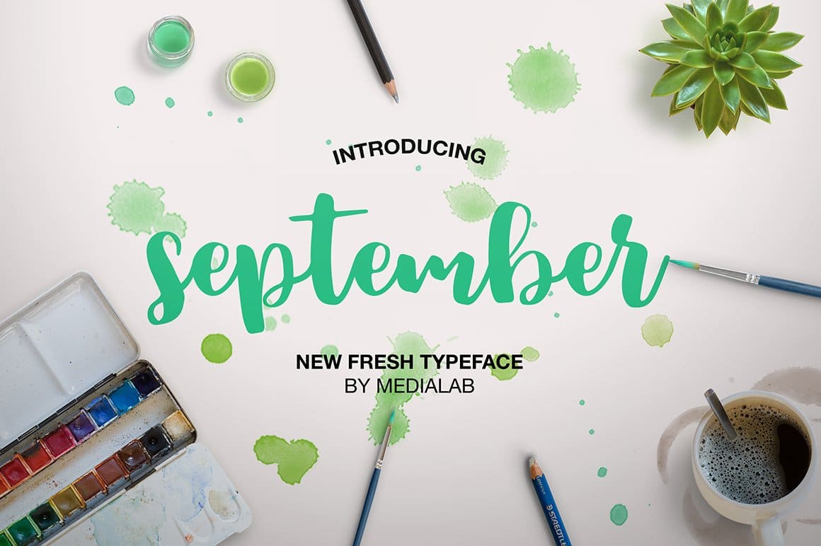 September Script Font - UpFonts